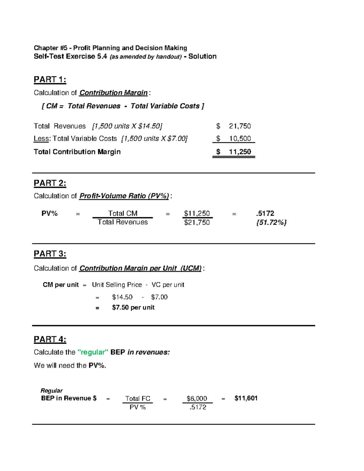Chap 5 - STE5.4 amended - Financial analysis and Budgeting - FIN-1013 - Lambton College - Studocu