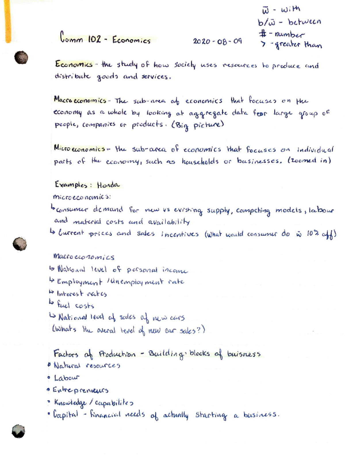 Lecture 2 - Comm 102.3 - Studocu