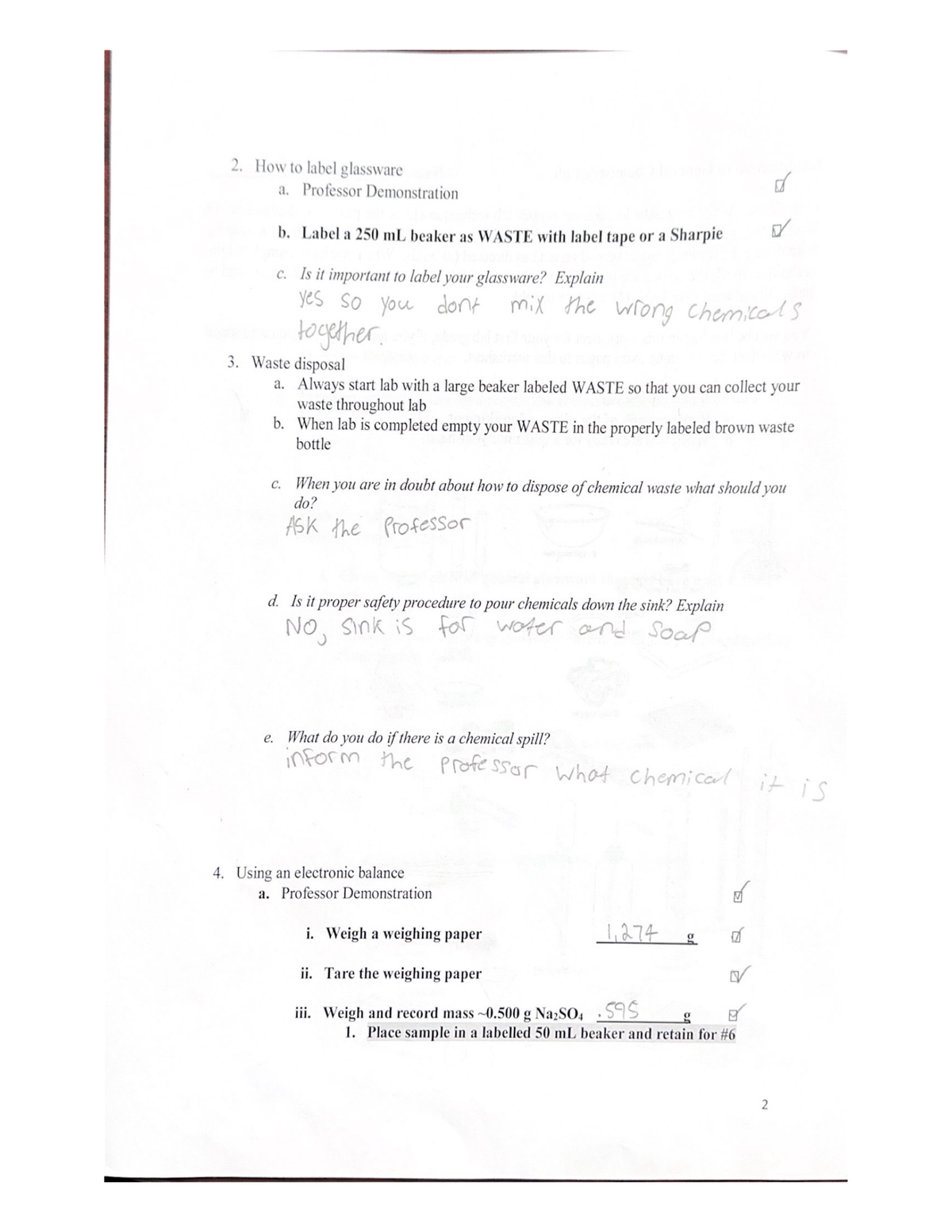 Lab Report Introduction to General Chemistry Lab - CHM 1045C - Studocu
