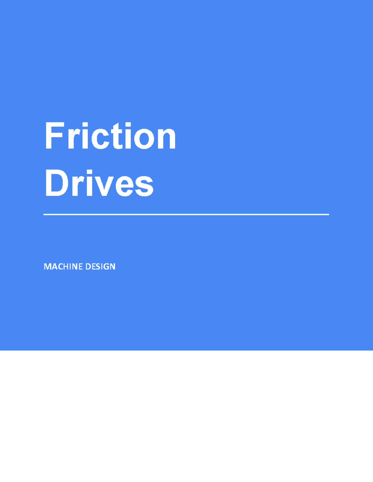 Friction Drives - Copyright © 2014-2020 TestBook Edu Solutions Pvt. Ltd ...