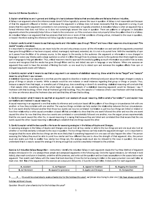 [Solved] Apply the Four Step Method of Argument Analysis introduced - Critical Reasoning (PHIL ...