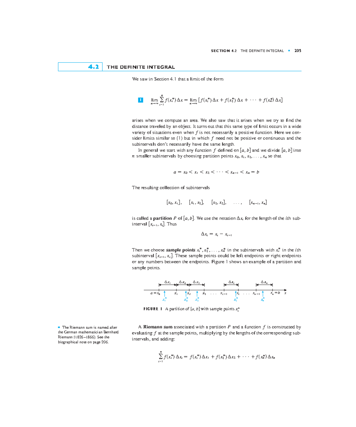 Math work ch - math work - THE DEFINITE INTEGRAL We saw in Section 4 ...
