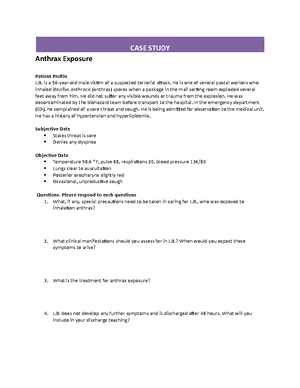 Anthrax Case Study KEY - notes - KEY IN-CLASS/ONLINE CASE STUDY Anthrax ...