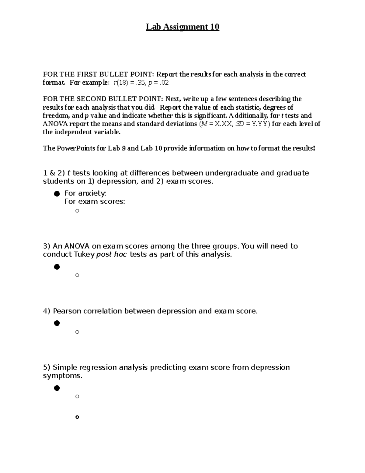 Lab10Assignment template summer 22 - Lab Assignment 10 FOR THE FIRST ...