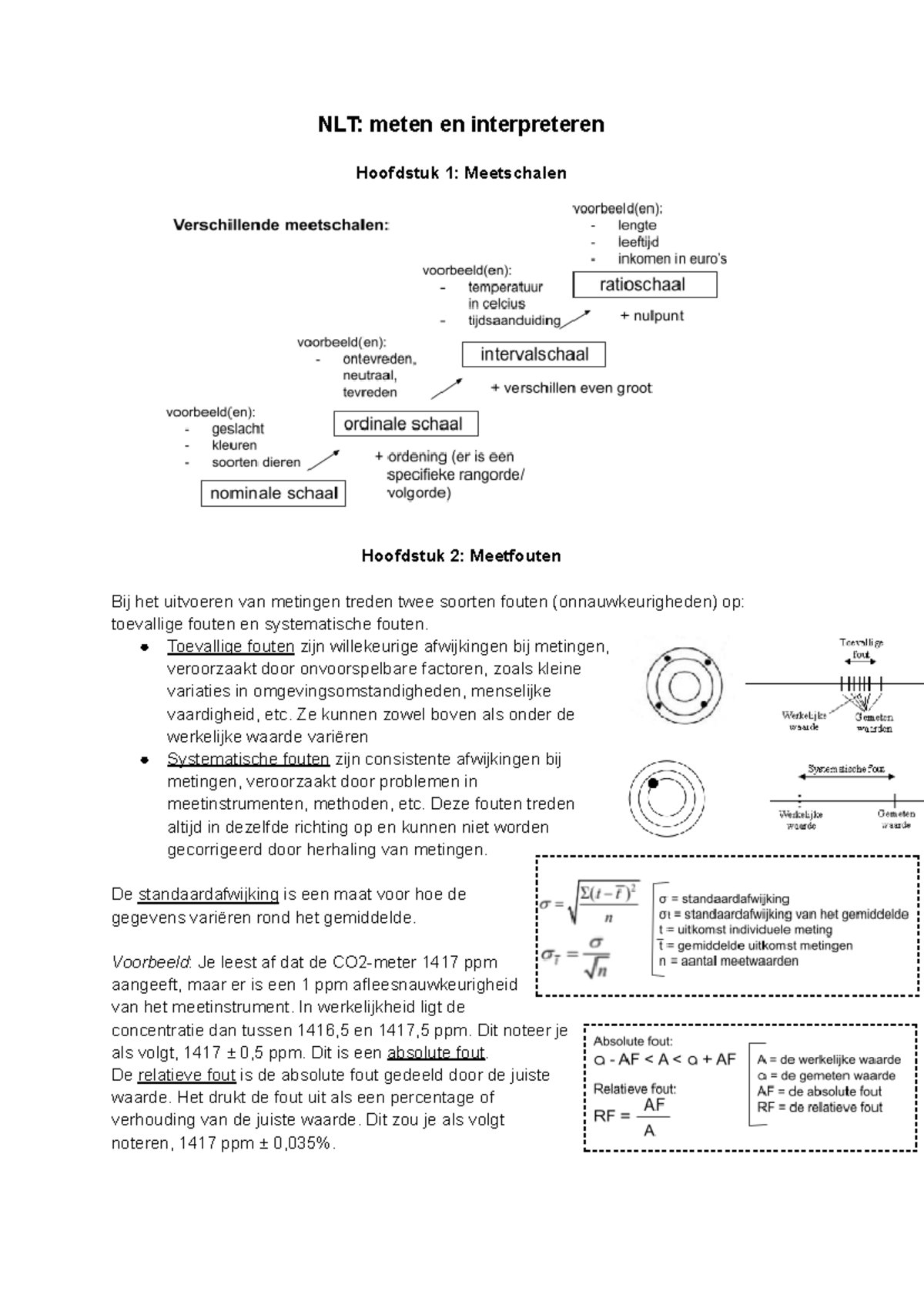 Nlt meten en interpreteren, vwo 5 - NLT: meten en interpreteren ...