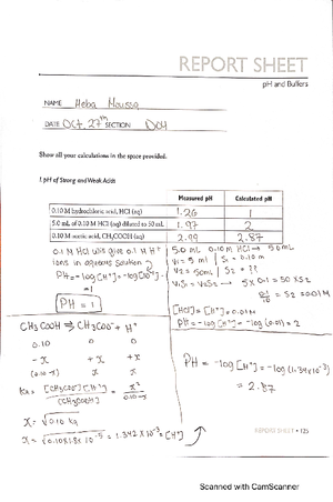 Post Lab Report 2 - A submitted post lab 2 - Charleigh Williams ...
