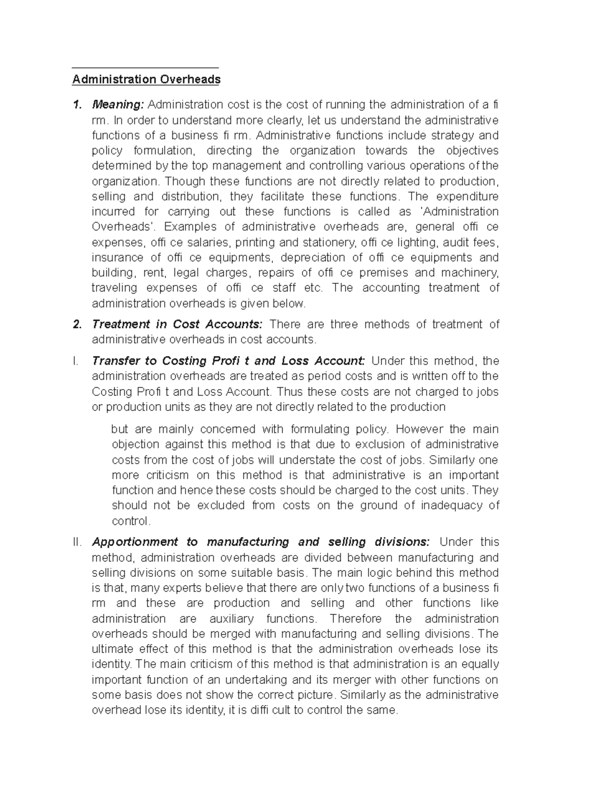 Administration Overheads - Administration Overheads Meaning ...