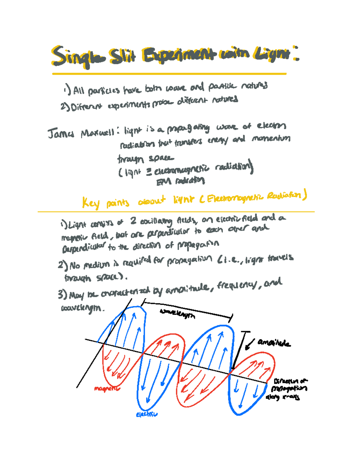 Course Content Video #3 The Single Slit Experiment with Light - Single ...