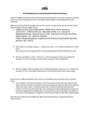 Module 4 Assignment ACC 201 - Module 4 Assignment ACC- Grace Whitbeck ...