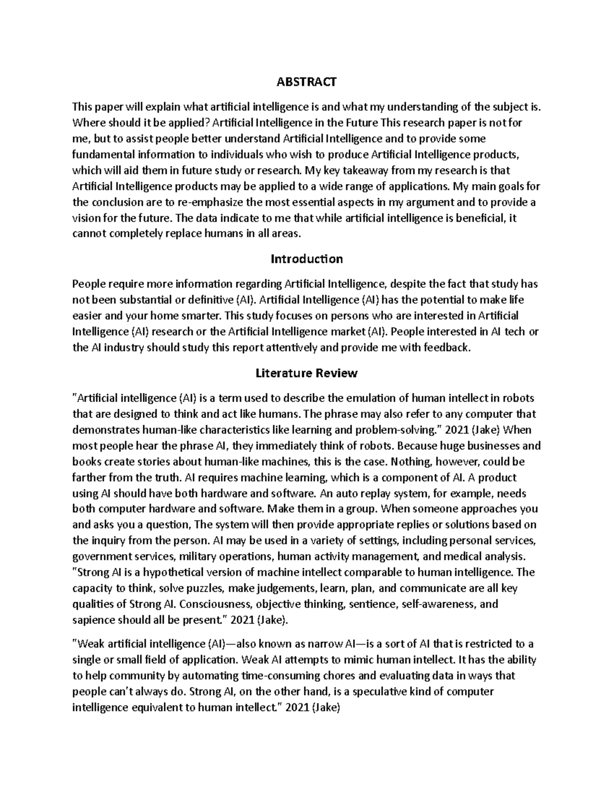 Engl 1102 unit 8 - assignment - ABSTRACT This paper will explain what ...