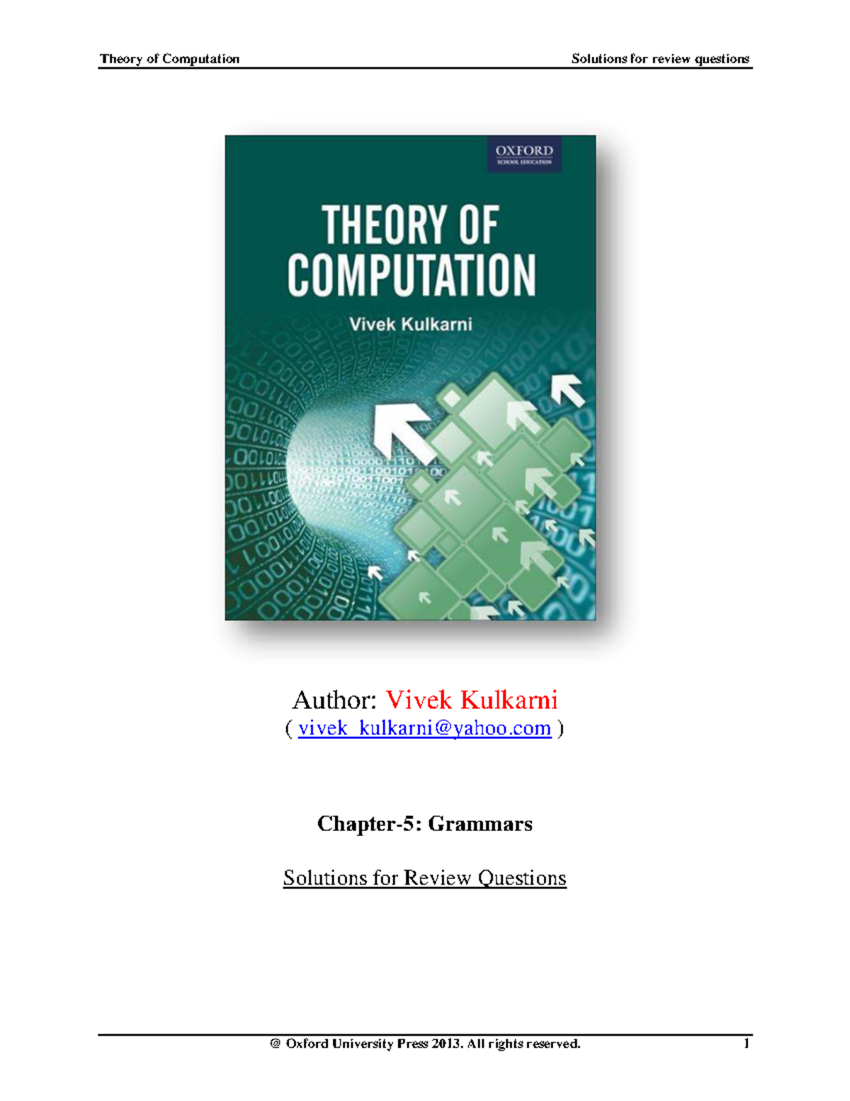 Author-vivek-kulkarni- compress - Author: Vivek Kulkarni ( vivek_kulkarni@yahoo ) Chapter-5 ...