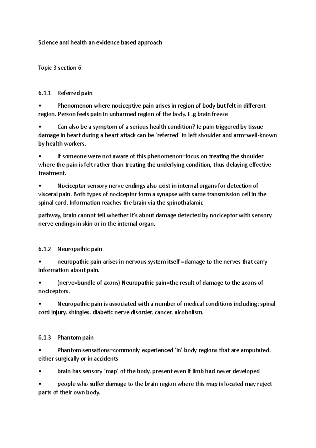 Topic 3 - section 6 - 6.1.1, 6.1.2, 6.1.3, 6.2, 6.2.1, 6 - Science and ...