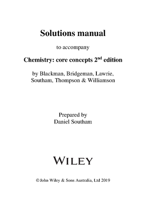 Chem 2 lab 4 - Lab report - Notebook Chemical Equilibrium: Three ...