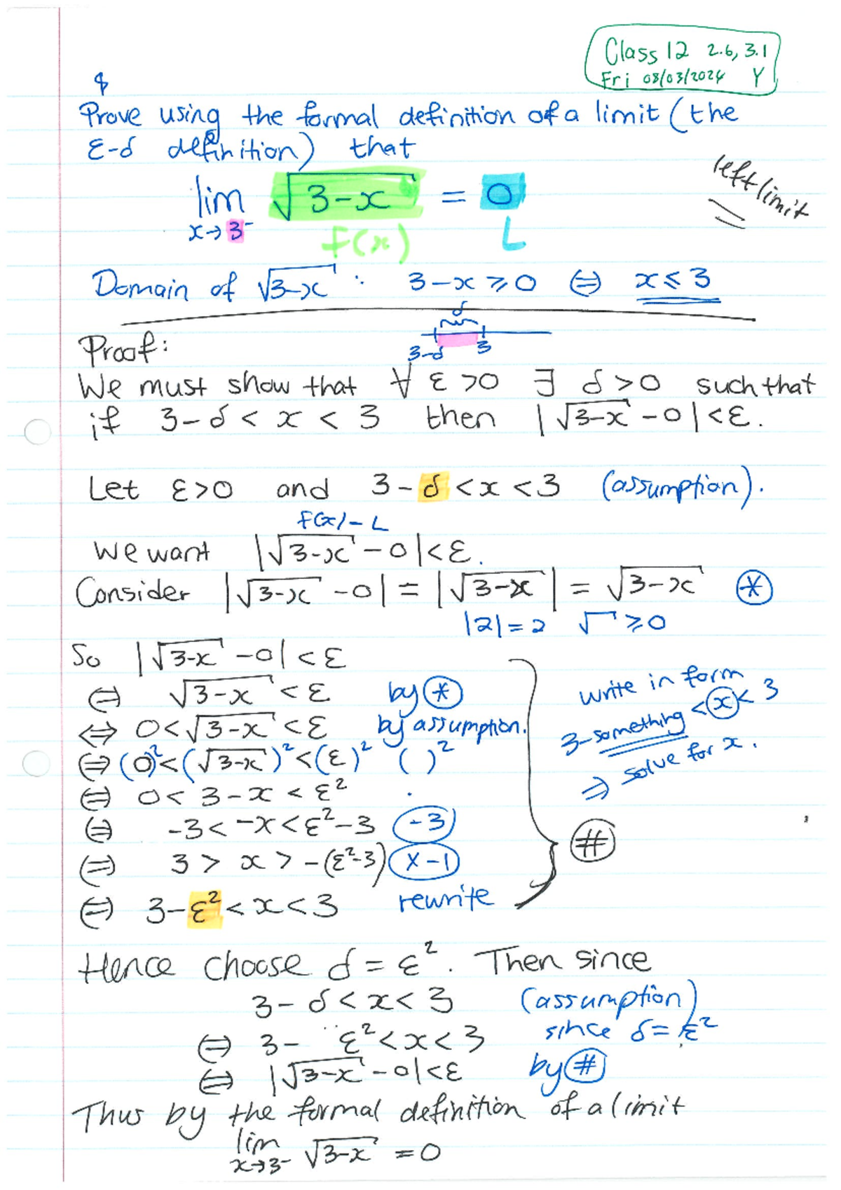 MTHS111 Y class notes 12 08Mar - MTHS111 - Studocu