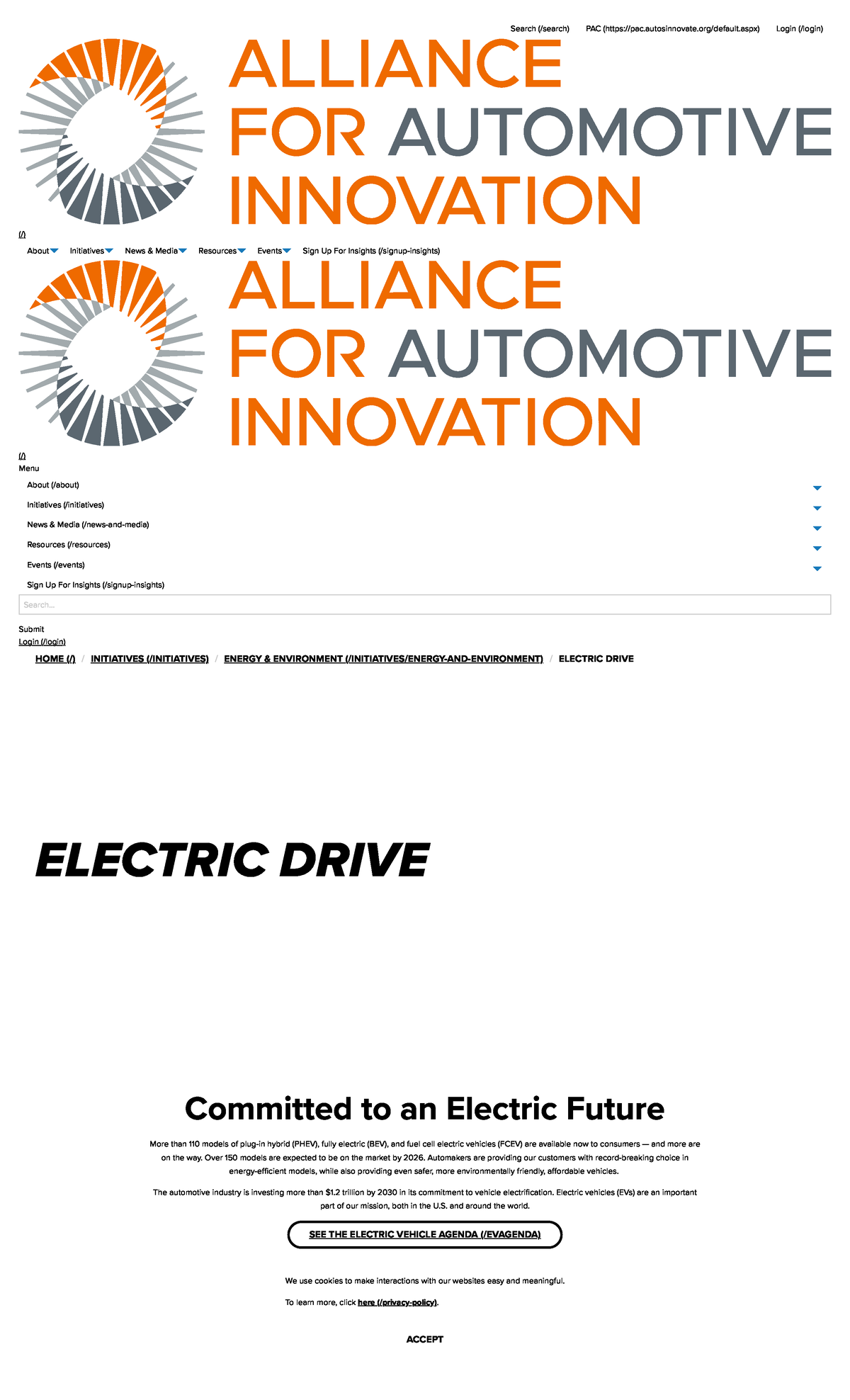 EV Sales Electric Drive Alliance For Automotive Innovation - (/) (/) Menu Search... Submit Login ...