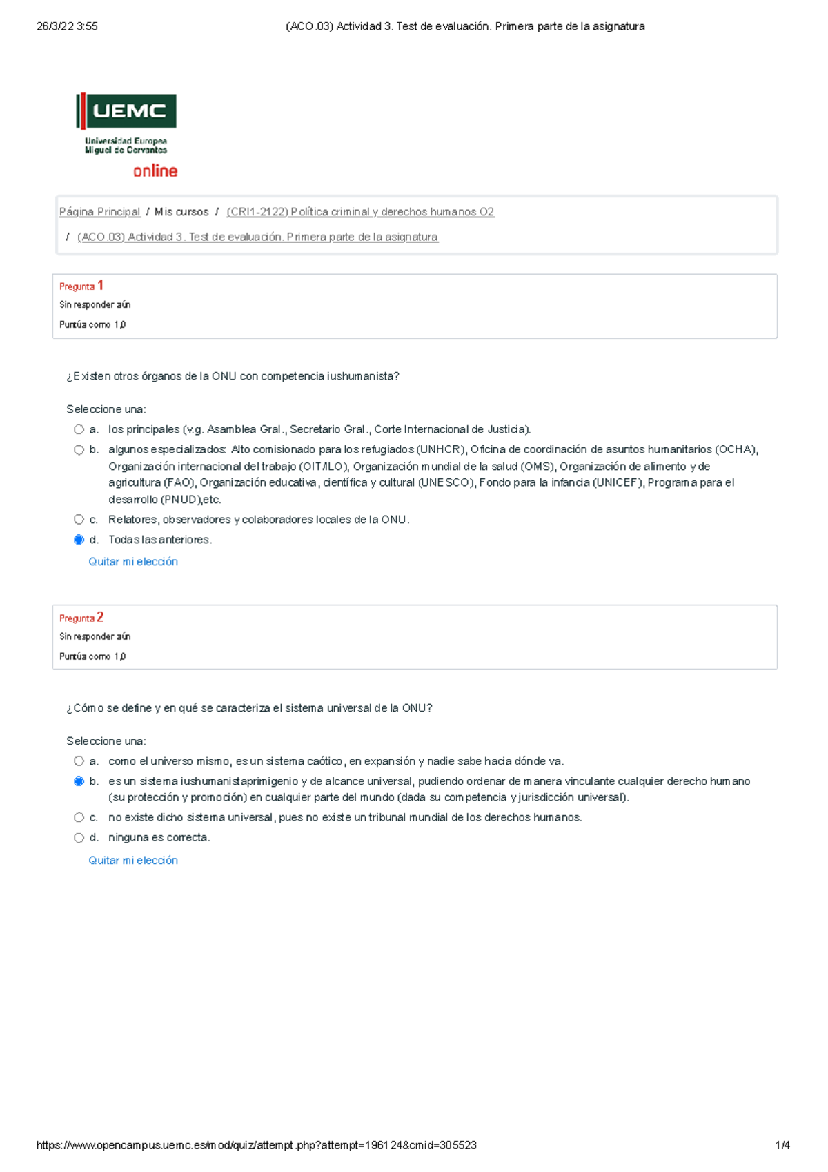 (ACO.03) Actividad 3. Política criminal - Pregunta 1 Sin responder aún ...