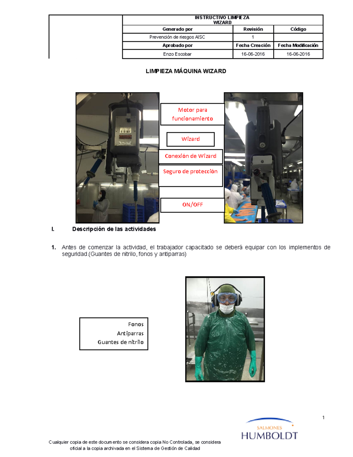Instructivo Limpieza Wizard - WIZARD Generado por Revisión Código ...