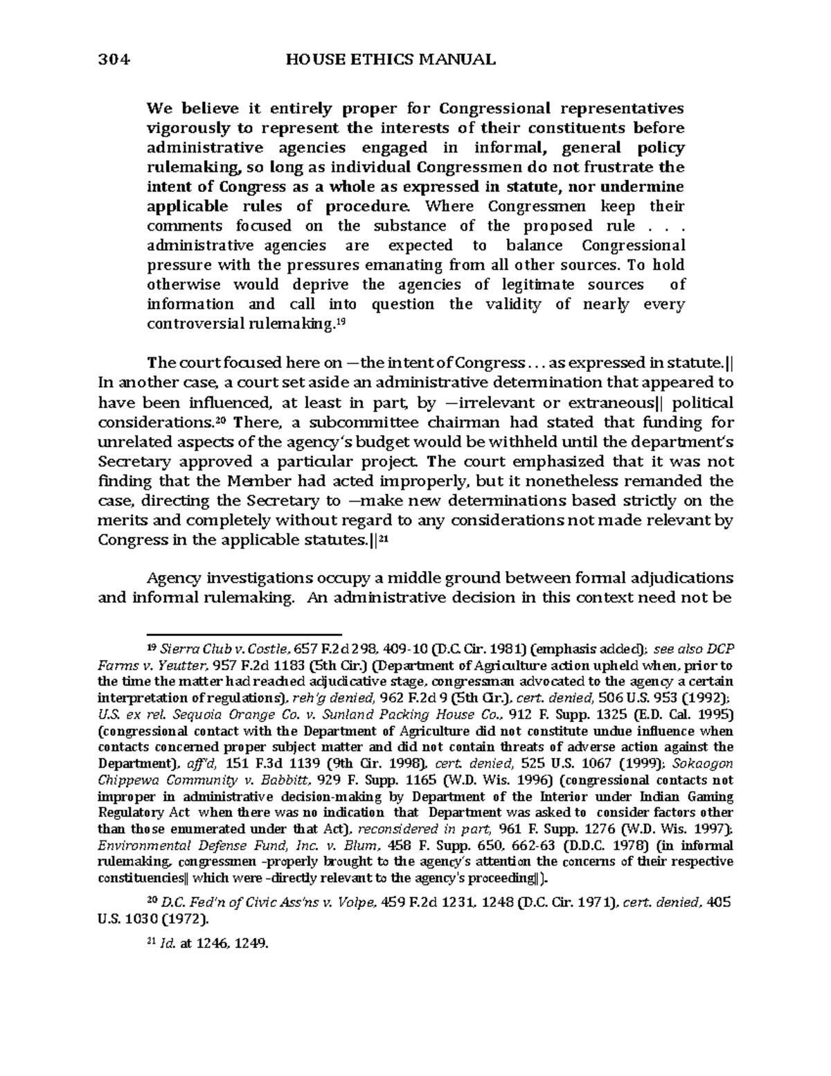 Recommendations for Government Employment - 304 HOUSE ETHICS MANUAL We ...