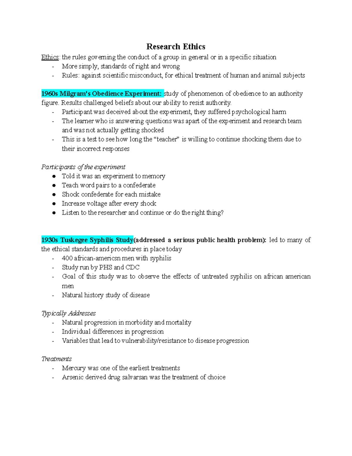 Research Ethics - Research Ethics Ethics: the rules governing the ...