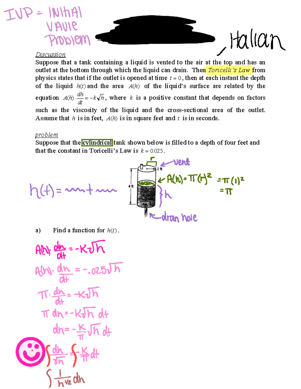 Seperable Differential Equations Ball High School A Calculus Bc Separable Differential