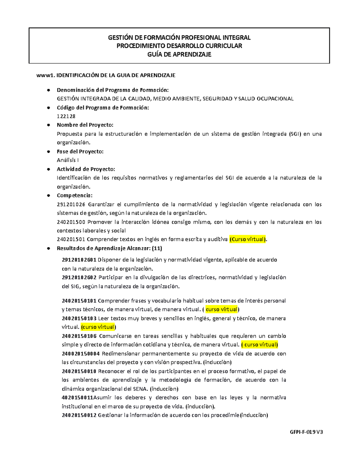 1. GFPI-F-019 Formato Guía de Aprendizaje Análisis I - GESTIÓN DE FORMACIÓN PROFESIONAL INTEGRAL ...