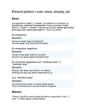 Verb Patterns Summary by Emiliano Romero - Verb Patterns Verbs Followed ...