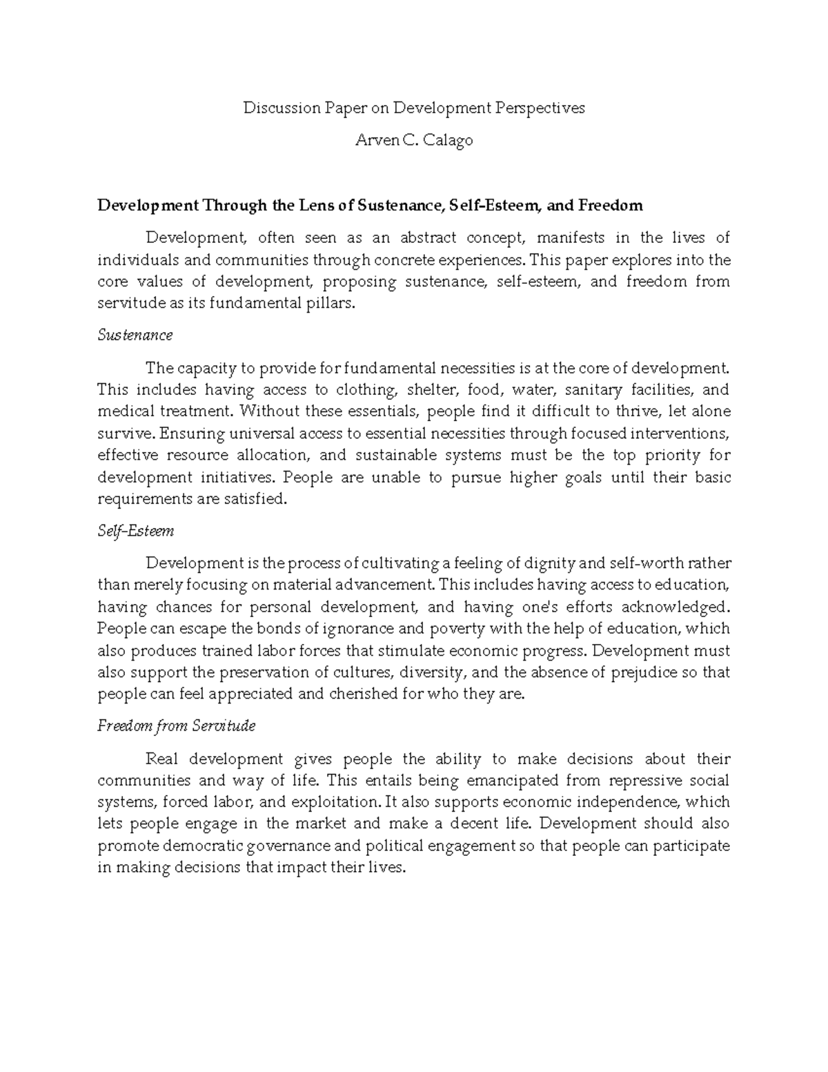 Calago-Development-Perspectives - Discussion Paper on Development ...