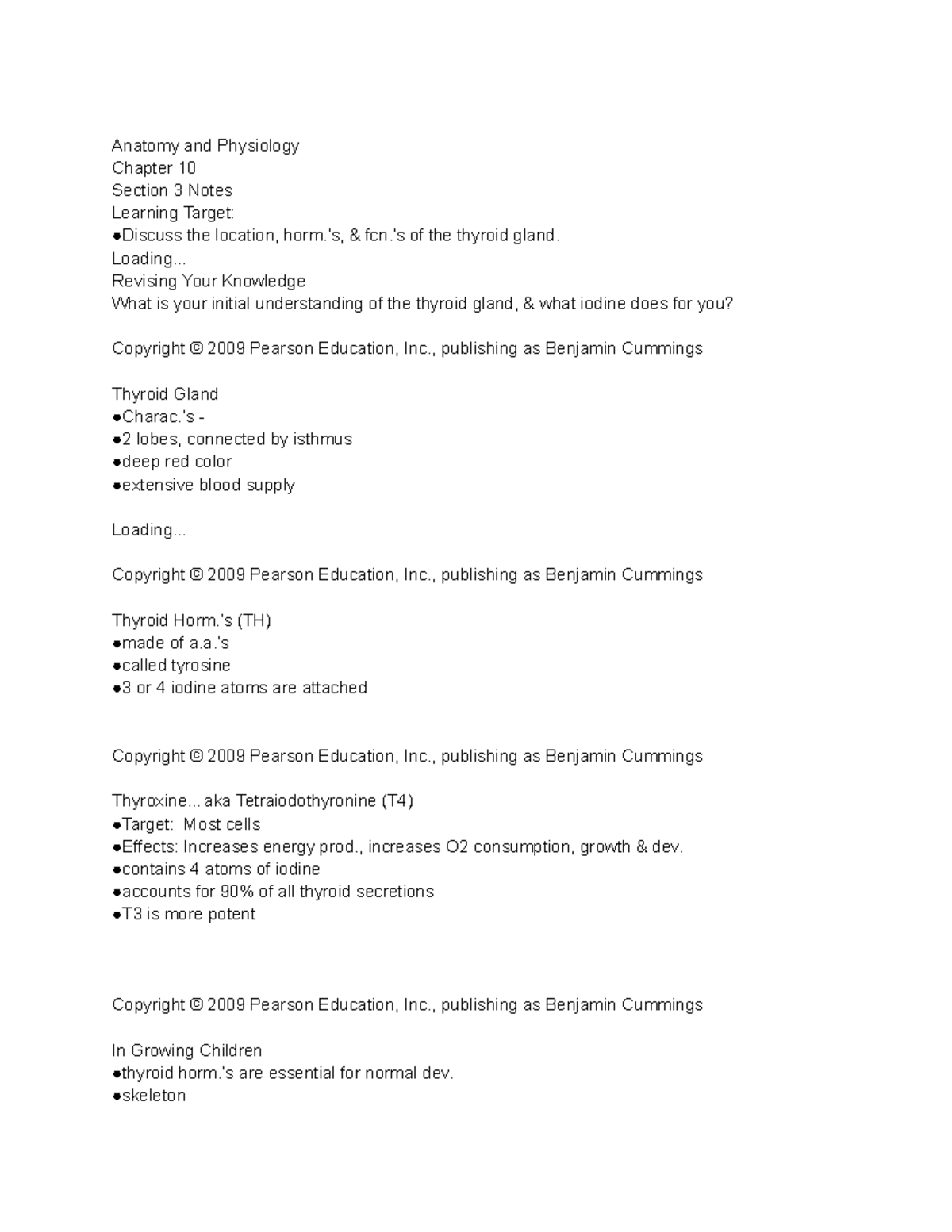 Anatomy And Physiology Chapter 10 3 Notes Anatomy And Physiology