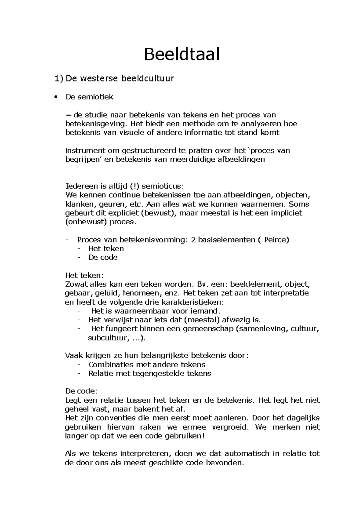 Beeldtaal - Het biedt een methode om te analyseren hoe betekenis van ...