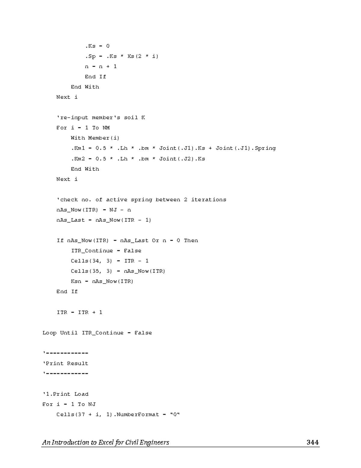 An Introduction to Excel for Civil Engineers From engineering theory to ...