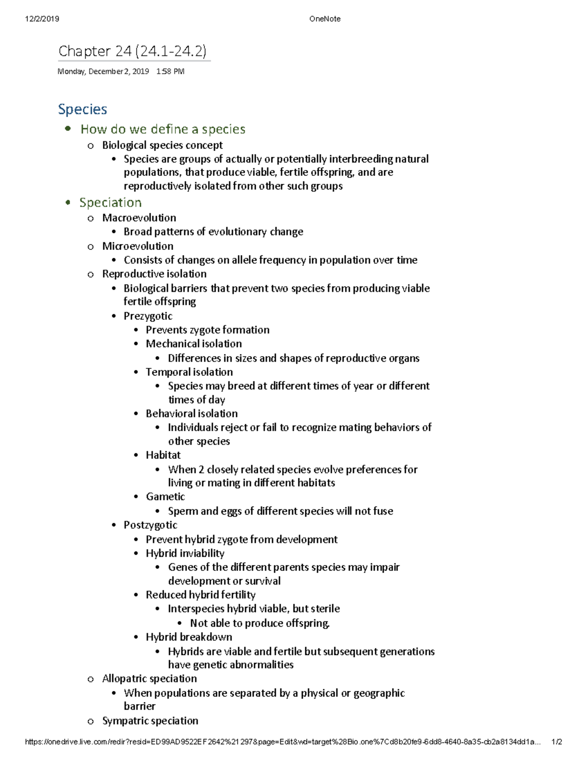 Chapter 24 - Sections 1 and 2 - Warning: TT: undefined function: 32 12/2/2019 OneNote - Studocu
