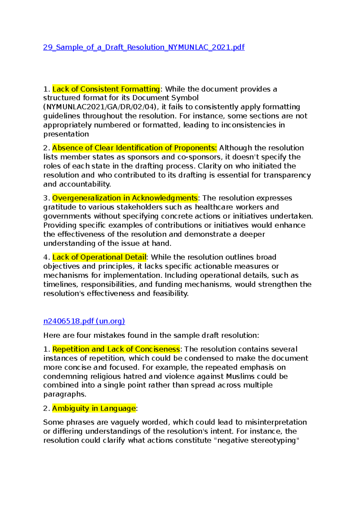 Draft resolution - xcvbnm - 29_Sample_of_a_Draft_Resolution_NYMUNLAC ...