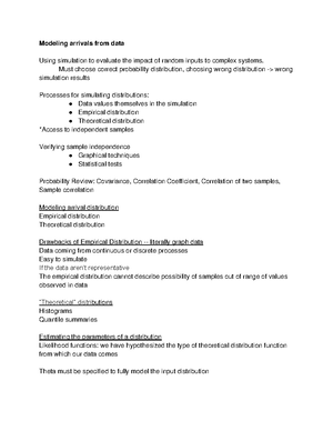 Simulation validation and verification notes - Simulation validation ...