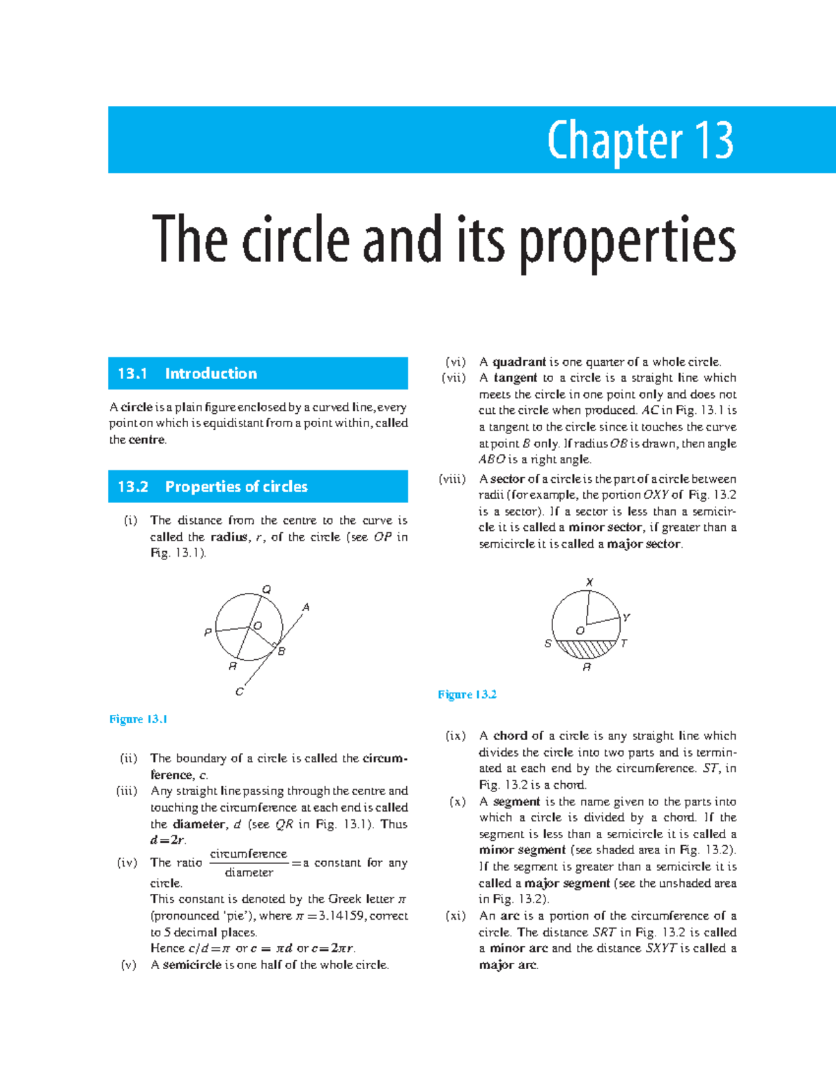 Higher Engineering Mathematics - John Bird - Chapter 13 The circle and ...