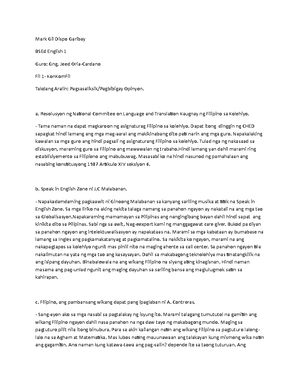 Document - Filipino - What are the types of stress? There are different ...