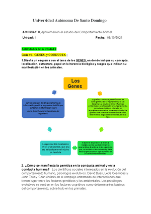 Conducta animal 1 - practica 1 angela hernandez uasd - Asignatura ...