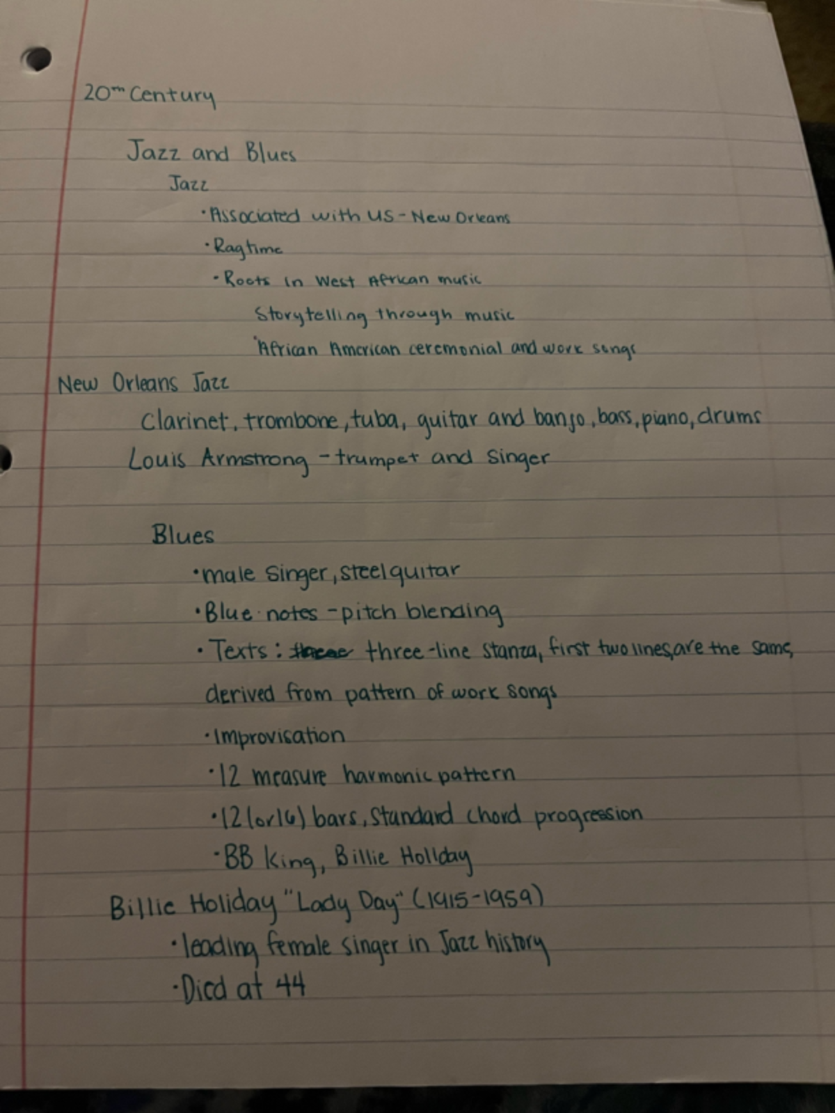 Music appreciation part 8 - 20th Century Jazz and Blues Jazz Associated ...