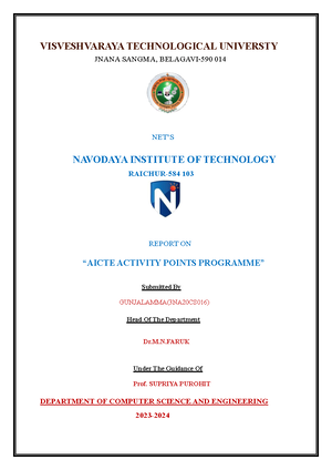 Mecsyll - Tutorial work sheet - VISVESVARAYA TECHNOLOGICAL UNIVERSITY ...