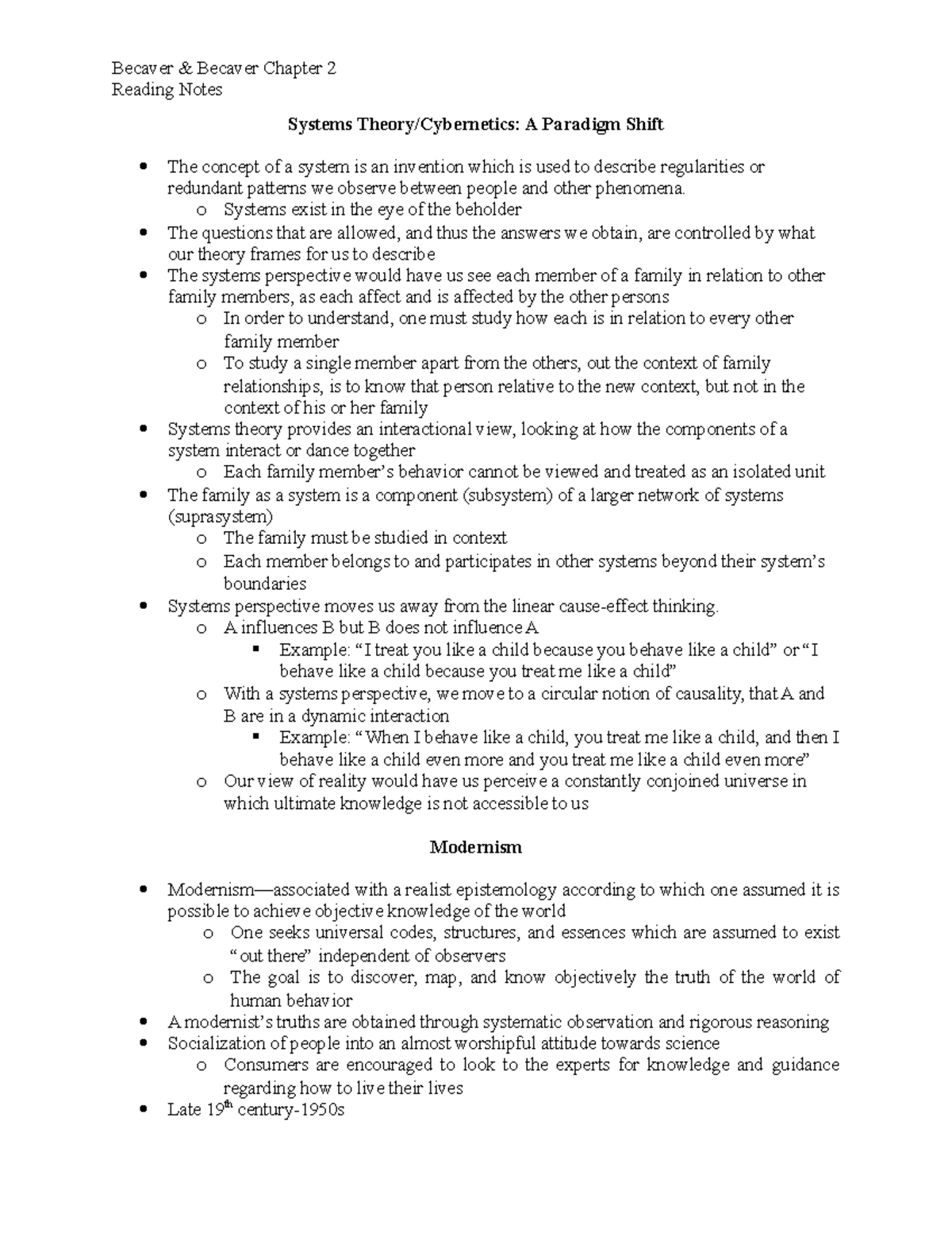 Beaver & Beaver Chapter 2 Notes - Becaver & Becaver Chapter 2 Reading ...
