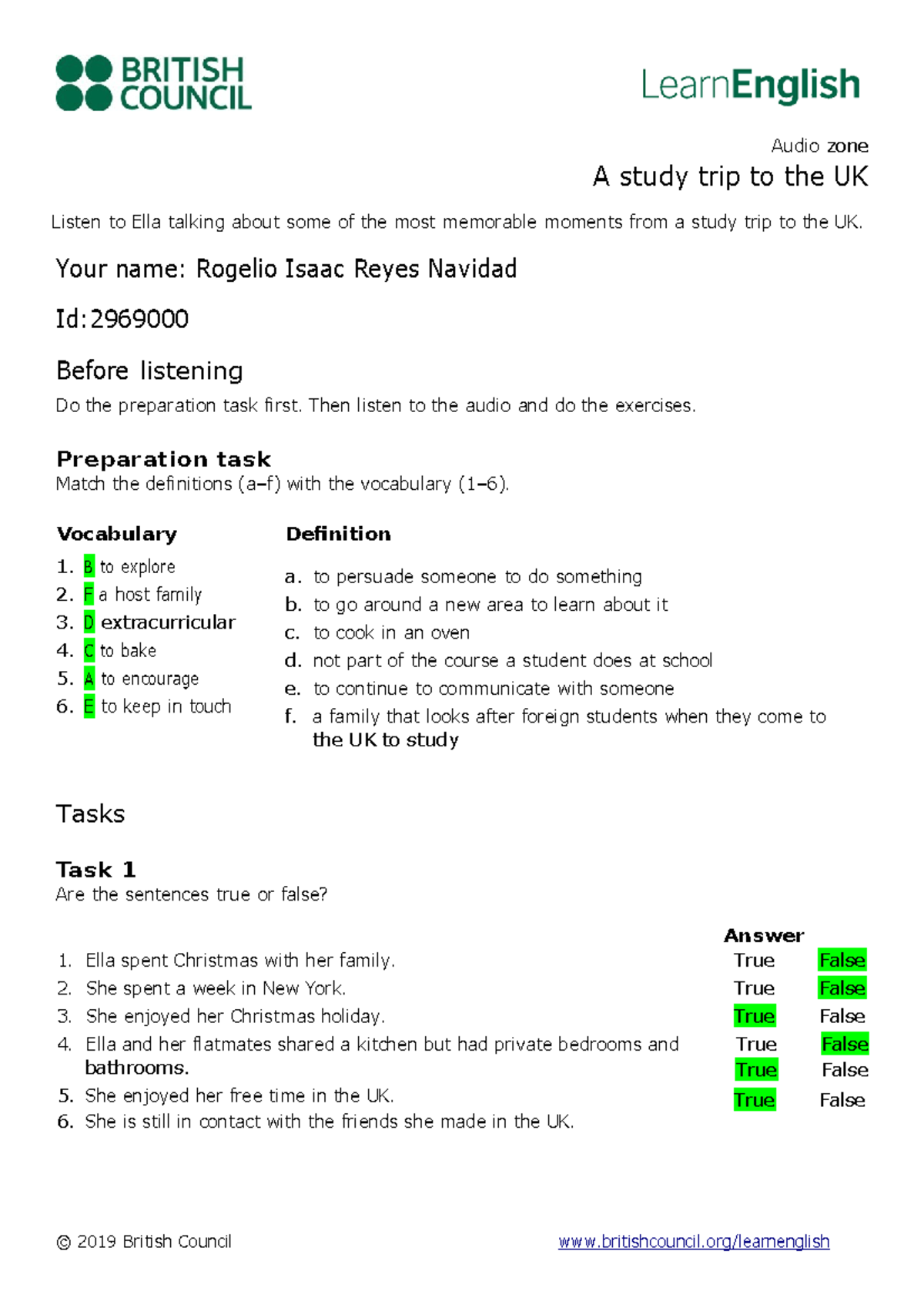 07 Learn English-Audio-zone-A-study-trip-to-the-UK - © 2019 British ...