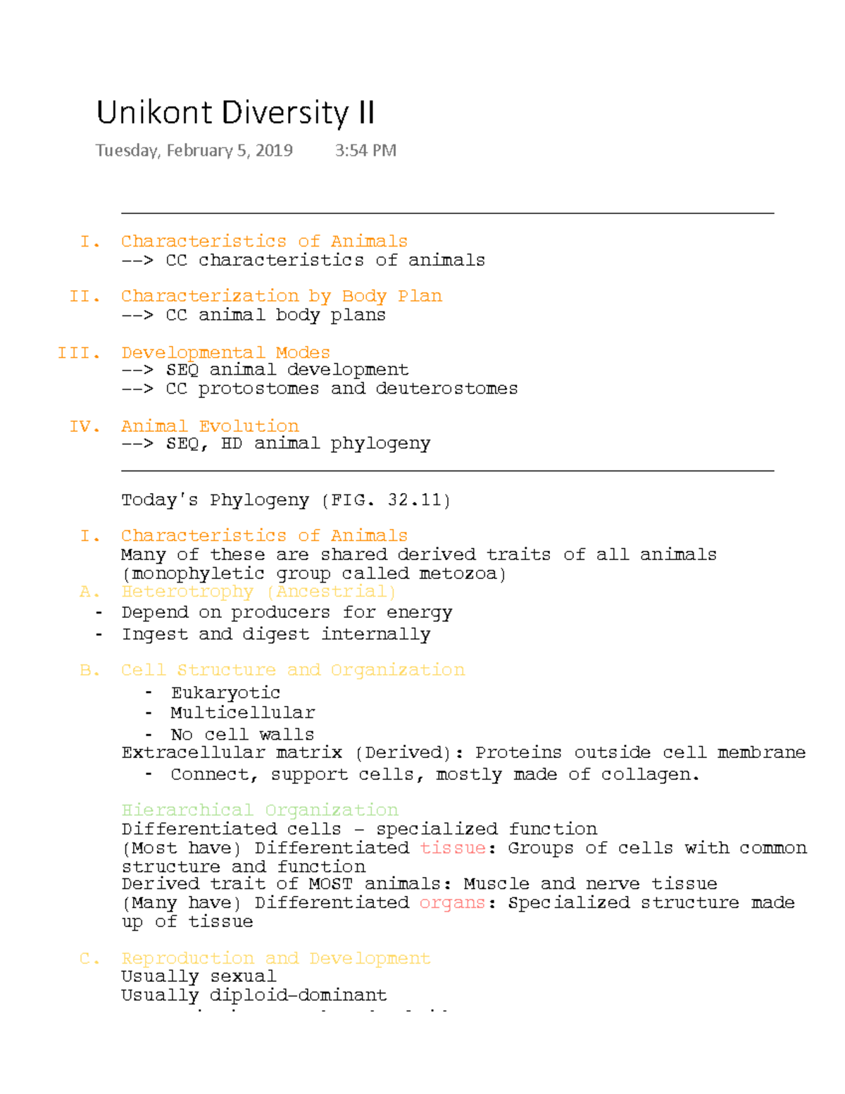 Unikont Diversity II - Lecture 5 - Unikont Diversity II Tuesday ...