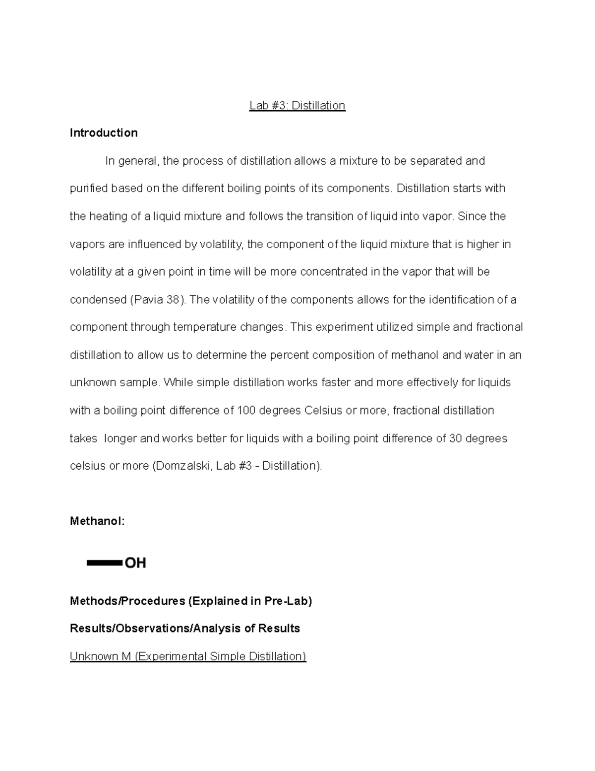 2019-organic chemistry lab1(chem223)-lab three - Lab #3: Distillation ...