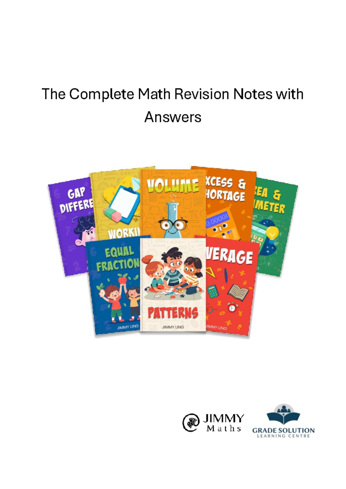 PSLE maths - The Complete Math Revision Notes with Answers 1 Excess and ...