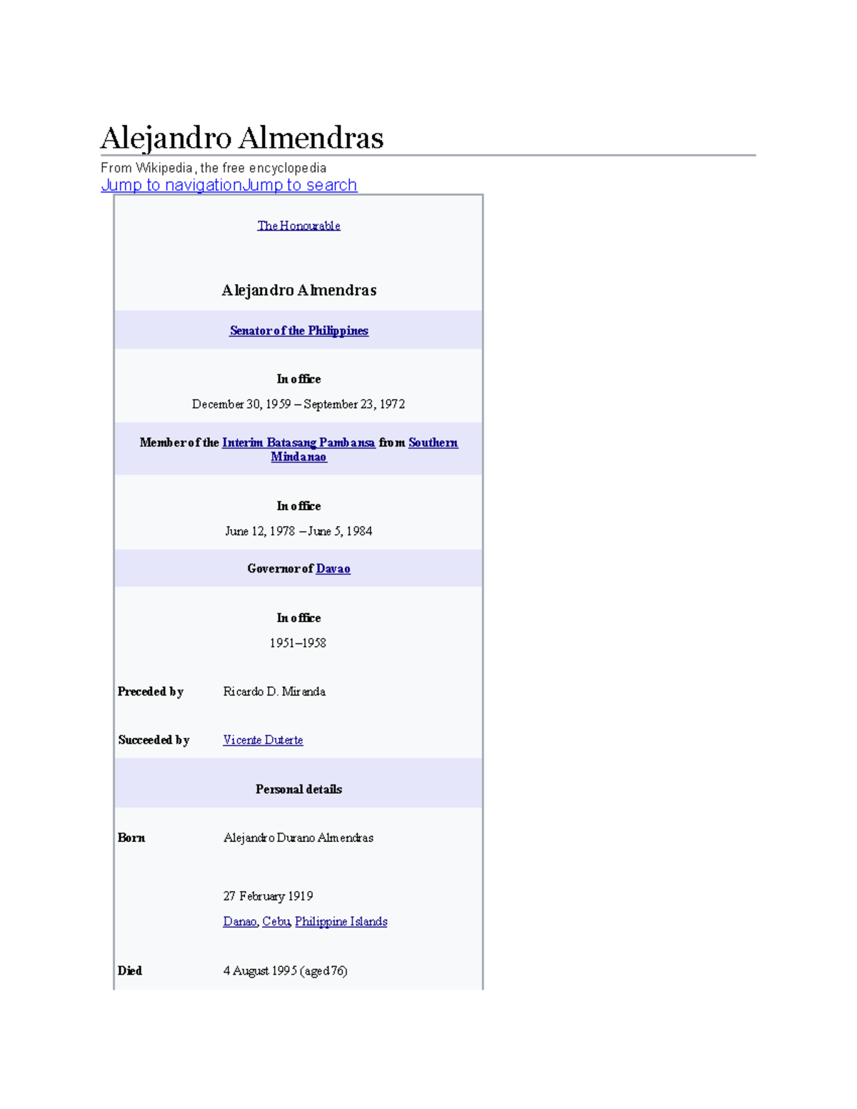 B - You can use this as reference. - Alejandro Almendras From Wikipedia ...
