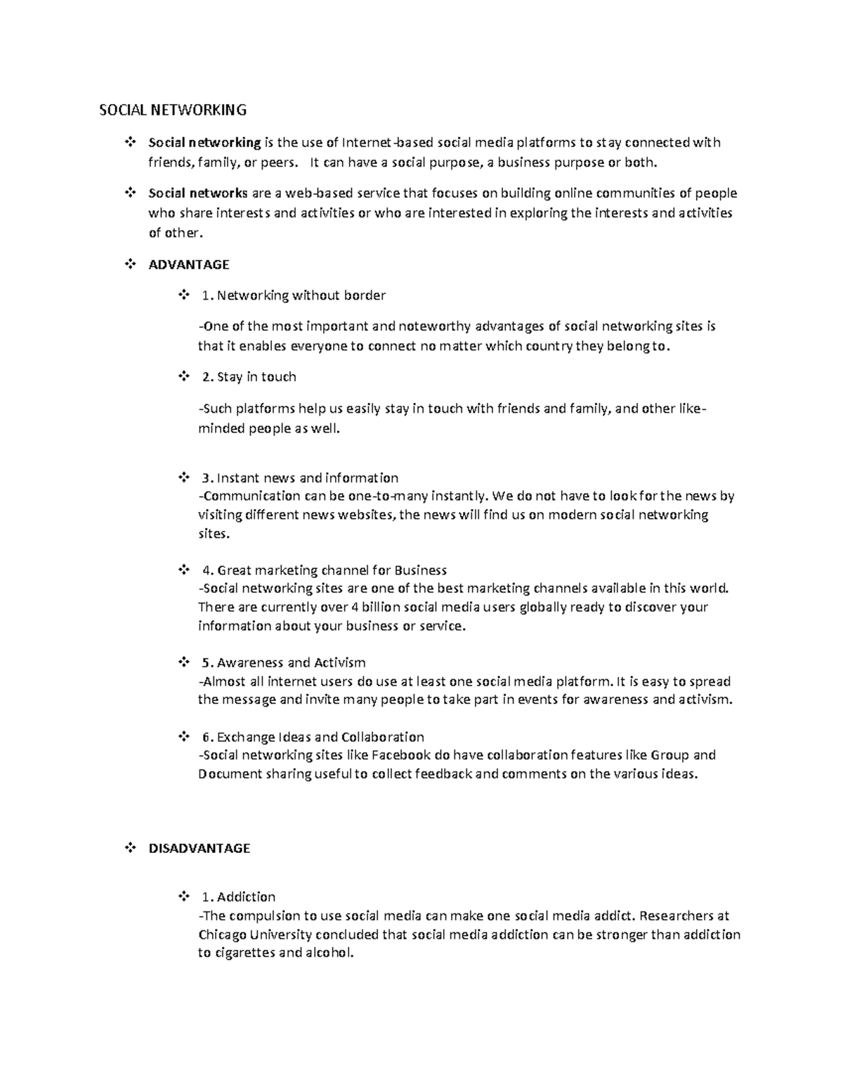 Social Networking _Chapter 8_GEE1 - Living in the IT Era - PangSU - Studocu