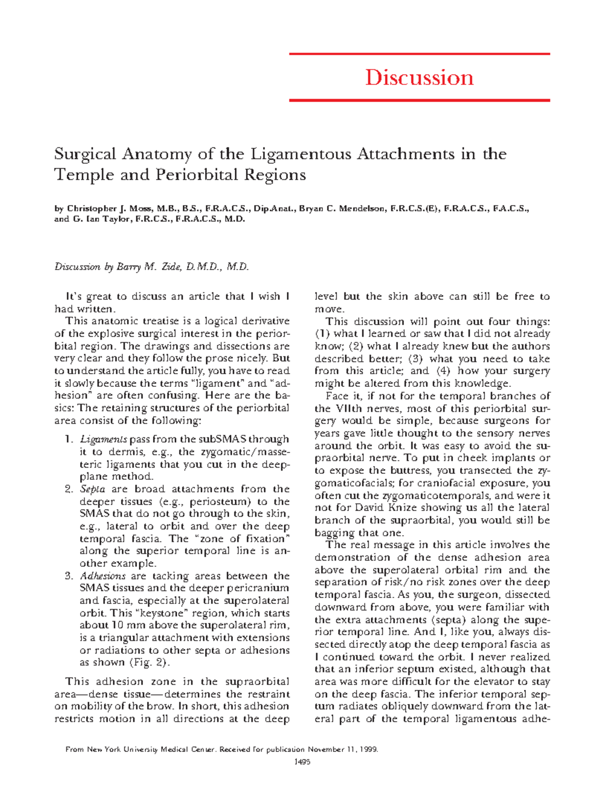 (2000 ) Surg Anat Lig Attach Temple Periorbital discussion 37 ...