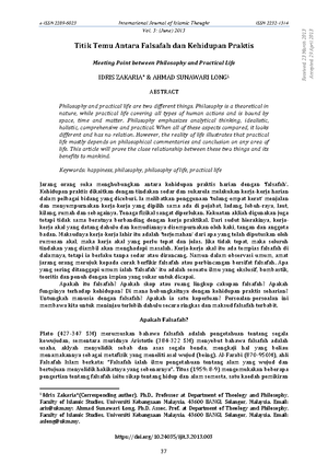 Article 2 - other - >> KOLUMNIS > > XIFU NASER, Mengapa wajib falsafah ...