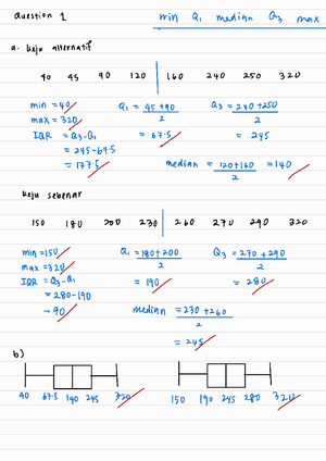 PAST YEAR MTK3006 - Statistik untuk Kimia - Studocu