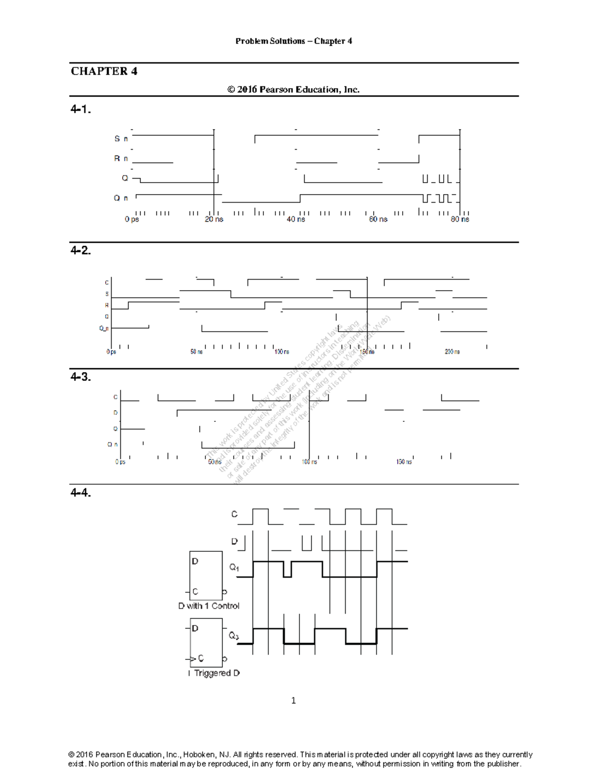Chapter 04 solutions-5th - 1 CHAPTER 4 © 201 6 Pearson Education, Inc ...