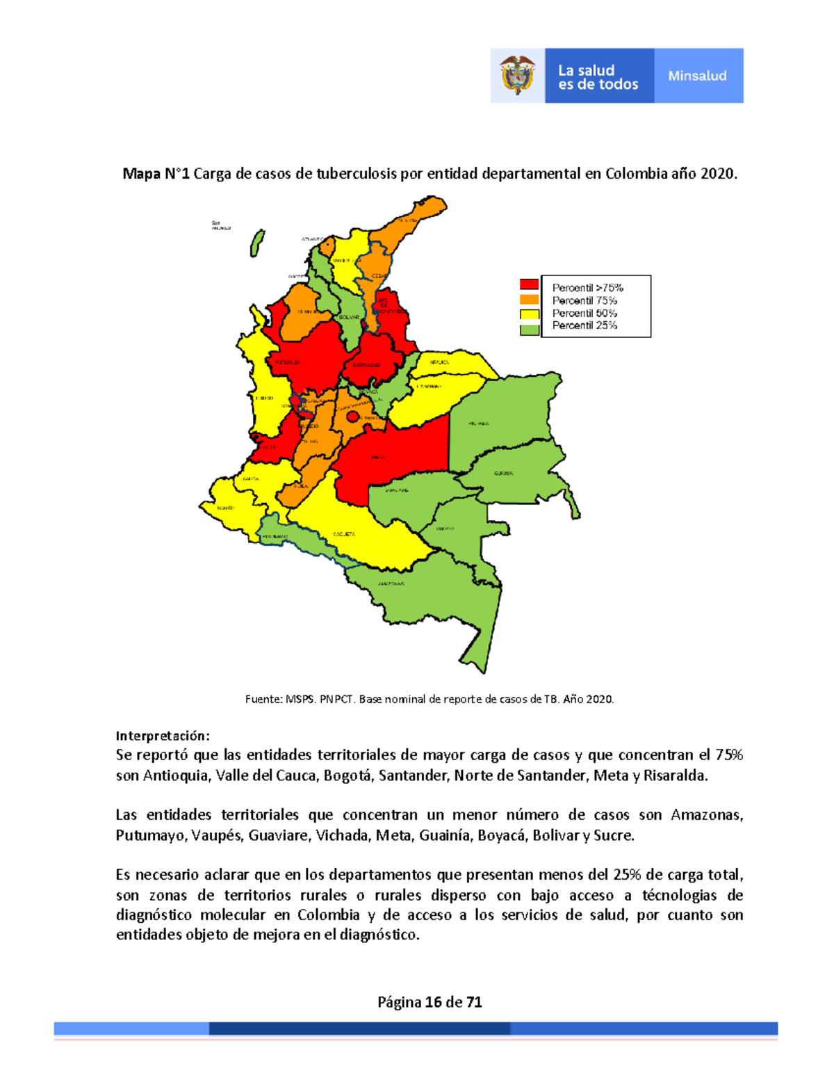 TBC Colombia 2020 - ccccc - Página 16 de 71 Mapa N°1 Carga de casos de ...
